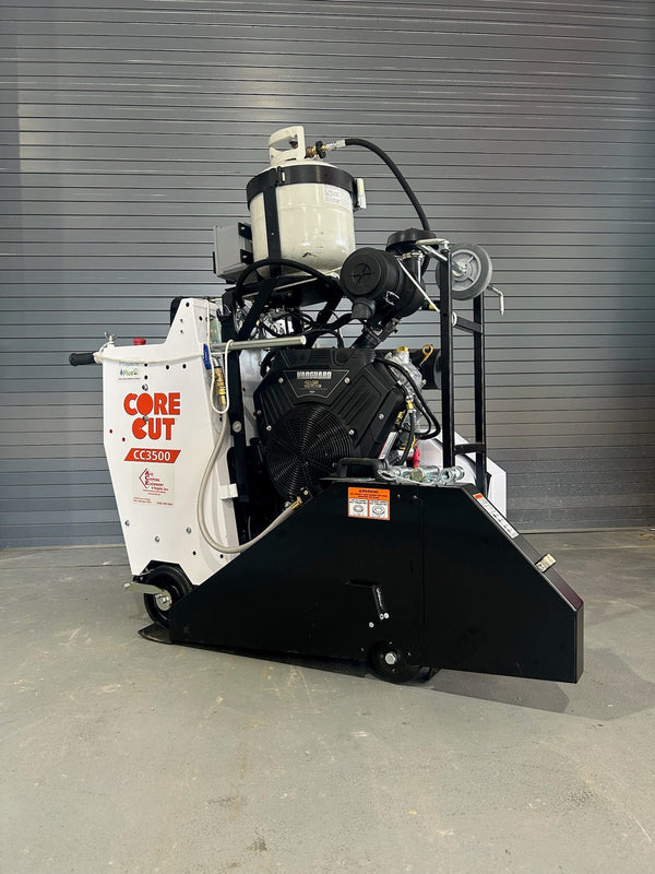 CC 3500 Propane Walk behind self propelled concrete saw – Ace Cutting