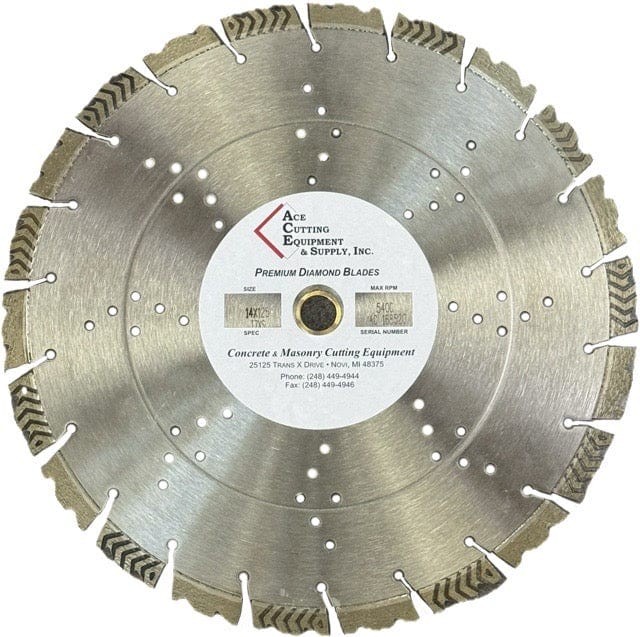 XS-Turbo 14" High-Speed Diamond Blade – Ace Cutting