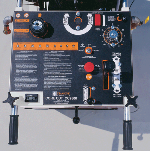 CC2500 Core Cut Walk Behind Self Propelled Concrete Saw – Ace Cutting