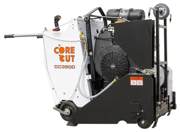CC3500 Walk Behind Core Cut Self Propelled Concrete Saw – Ace Cutting